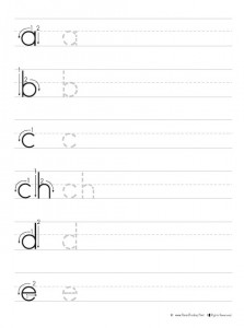 Fichas para aprender a escribir - Pequeocio