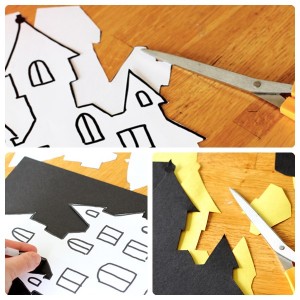 Cómo hacer una casa encantada de papel para Halloween - Pequeocio