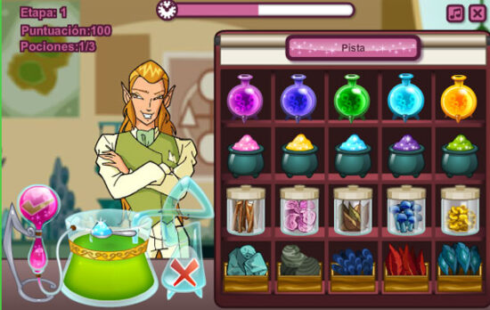 Juegos infantiles online de Winx Club