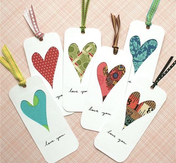 Marcapáginas caseros para San Valentín | Pequeocio.com
