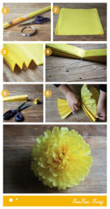 Cómo hacer POMPONES DE PAPEL (fáciles y bonitos) - Pequeocio
