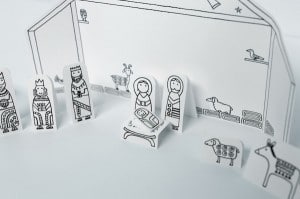 6 Belenes fáciles para hacer con los niños - Pequeocio