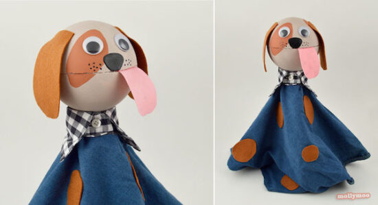 Cómo hacer perros con manualidades - Pequeocio