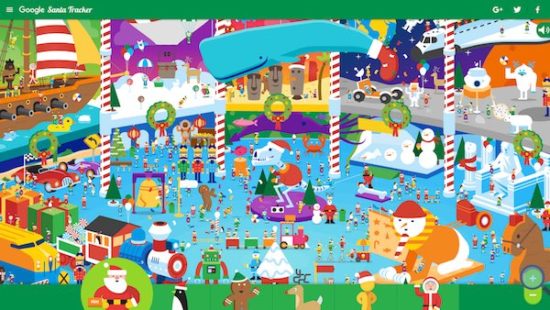 Sigue a Papá Noel con la app gratuita de Google - Pequeocio