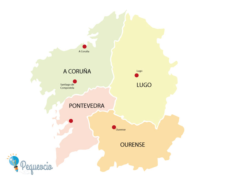 Mapa de España, ¡todos los mapas de España para imprimir! - Pequeocio