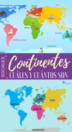 Continentes, cuáles y cuántos son