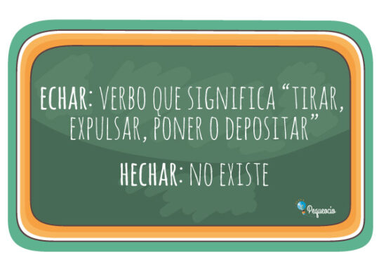 CÓMO: ¿"Te echo de menos" o "te hecho de menos"? - Pequeocio