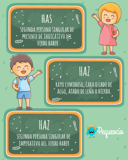 HAS o HAZ, ¿cómo se escribe? [con ejemplos] - Pequeocio