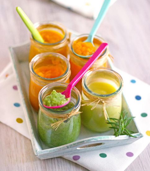 7 papillas y purés para bebés con Thermomix - Pequeocio