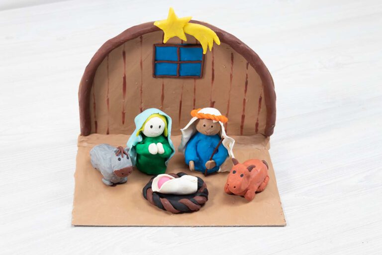 Cómo crear un Belén con plastilina - Pequeocio