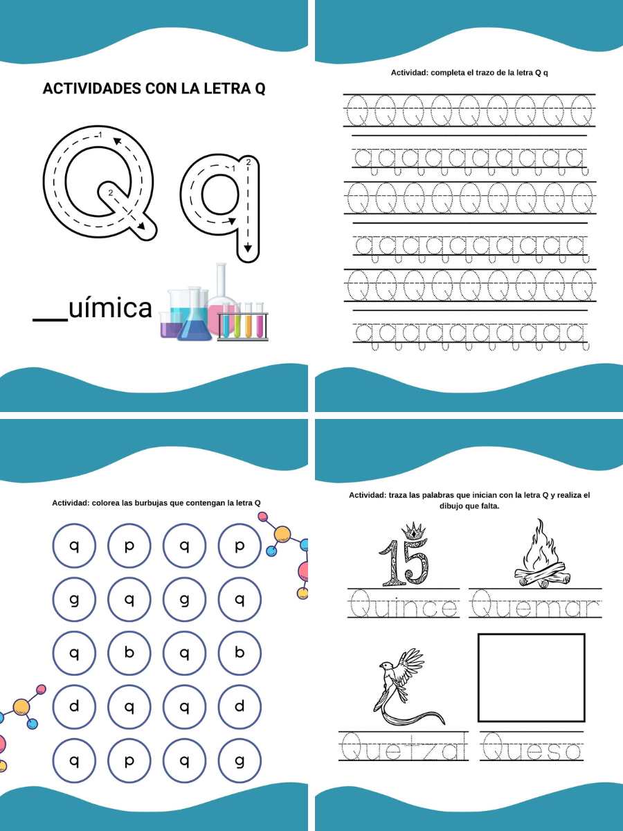 400 palabras con Q (ejemplos, ortografía y actividades) - Pequeocio