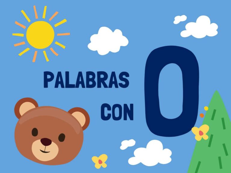 Palabras con O: ortografía, 350 ejemplos y curiosidades - Pequeocio