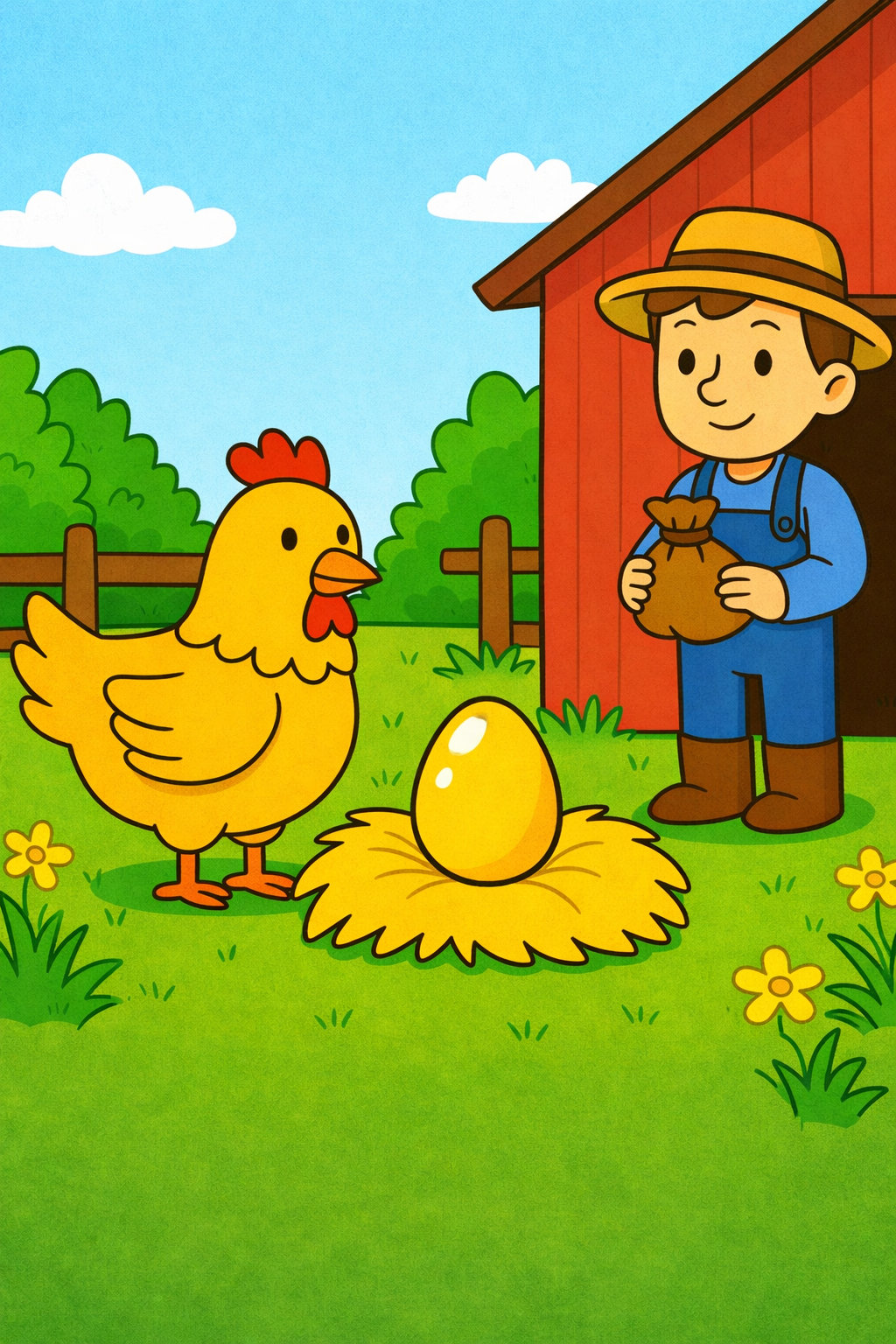"La gallina de los huevos de oro". Fábula y actividades para niños ...