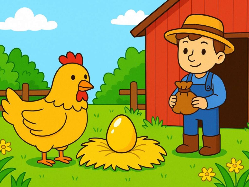 La gallina de los huevos de oro - Pequeocio