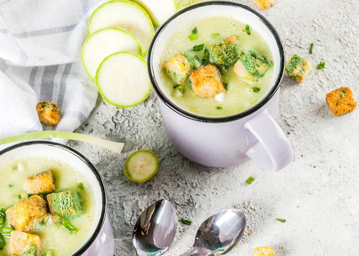 Crema de calabacín (receta FÁCIL y sana)